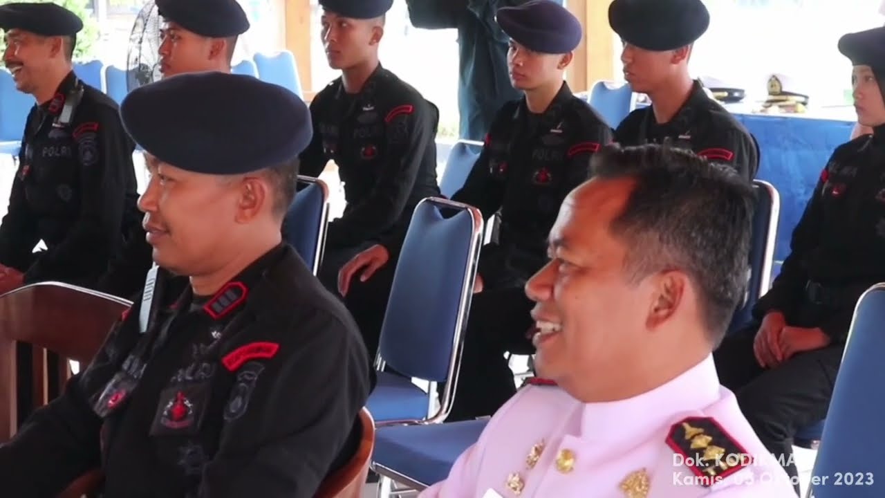 KODIKMAR diserbu 1 Pleton Brimob dan Beberapa Polwan tepat di HUT TNI ...
