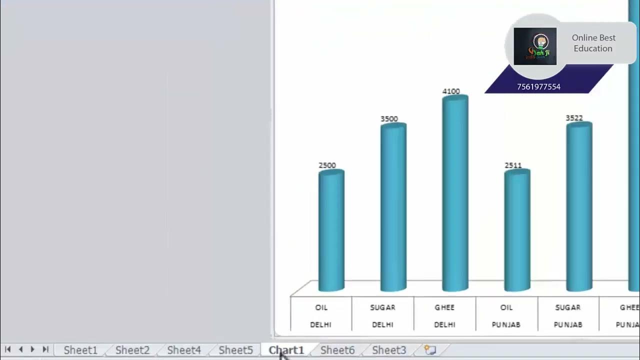 12 INSERT TABTABLES CHARTS MS EXCEL - YouTube