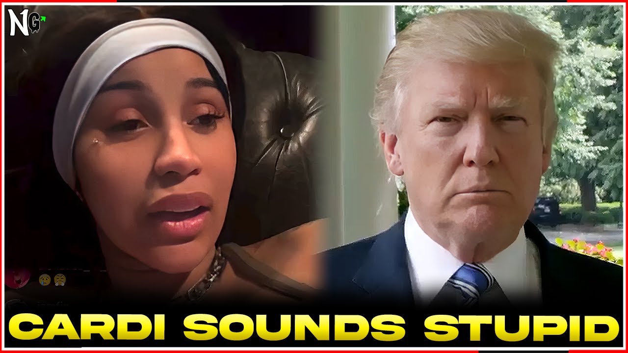 Cardi B Makes Fun of Hurricane Victims Because Trump BEAT Kamala Harris ...
