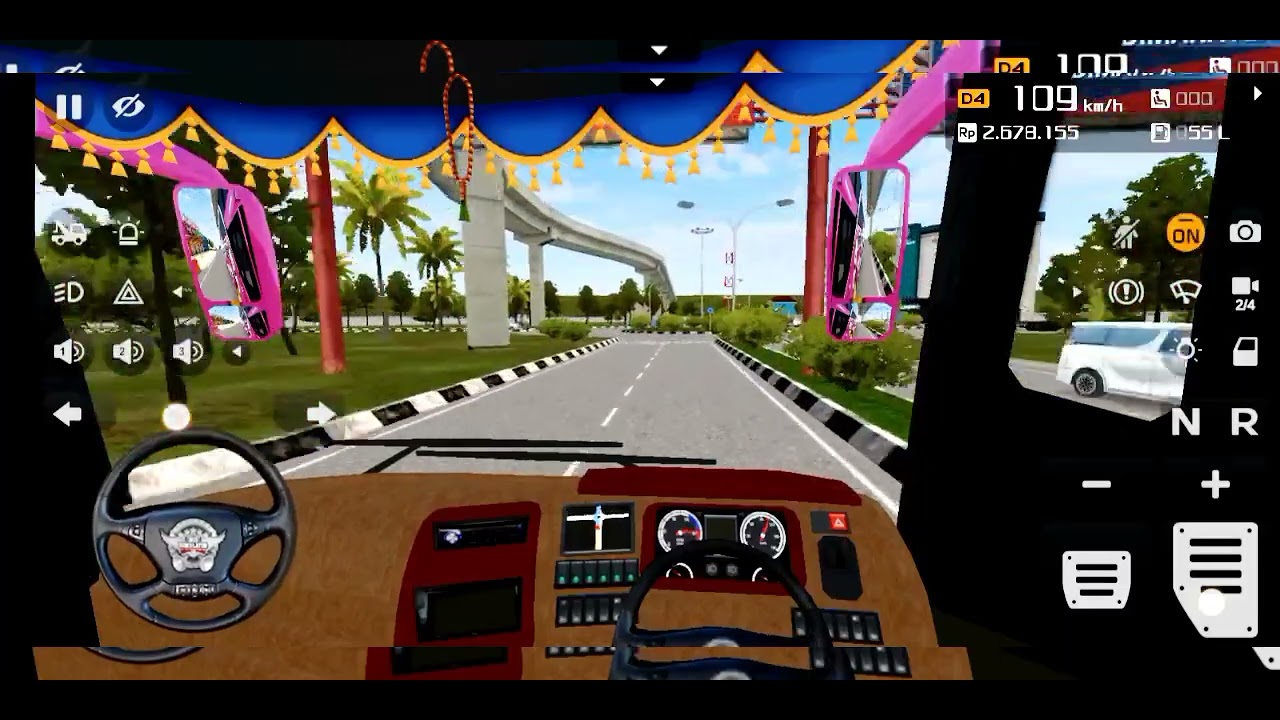 Perbedaan Sensi Setir Bus TRONTON dan SHD Biasa akku main - YouTube