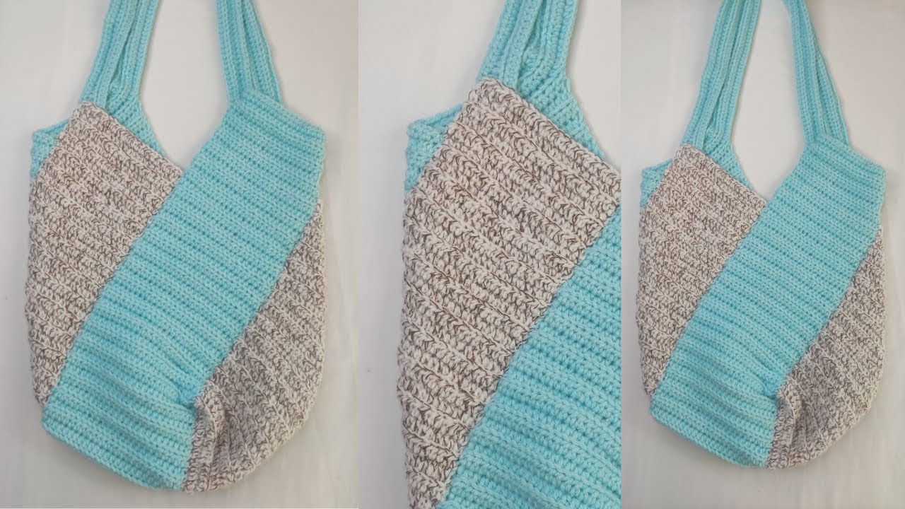 Easy Crochet Tote Bag - How to Crochet a Cute Everyday Bag - YouTube