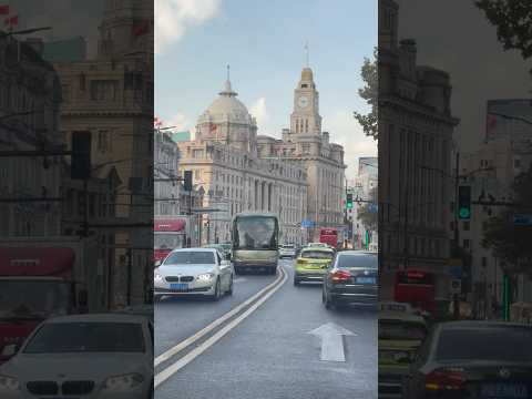 Shanghai’s Iconic Waterfront  A Walk Through The Bund’s Historic Beauty#travel #viralvideo #shanghai