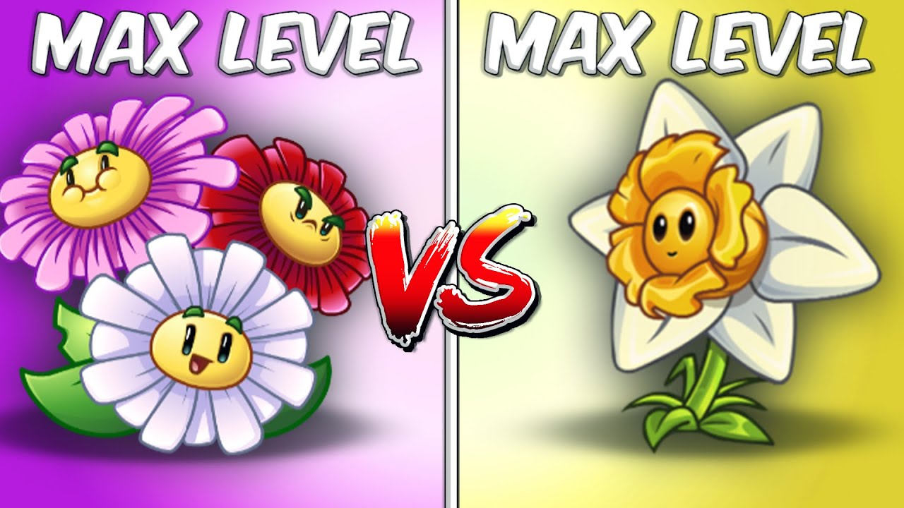 Owerview Dazey Chain vs Draftodil - PvZ 2 Comparing Plants - YouTube