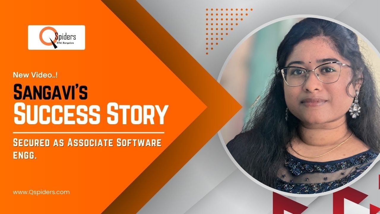 From ECE to Software Engineer | Sangavi Kannan’s Inspiring QSpiders Success Story! - YouTube