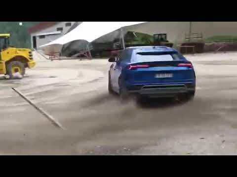 Drift of Lamborghini urus