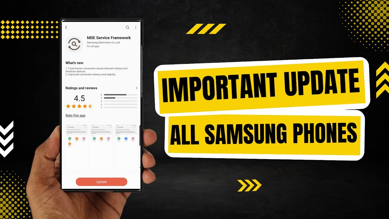 Important new update - MDE FRAMEWORK For All Samsung Galaxy Phones ...