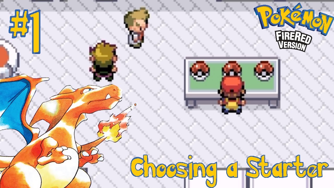 Pokémon Fire Red #1 | Choosing a Starter - YouTube