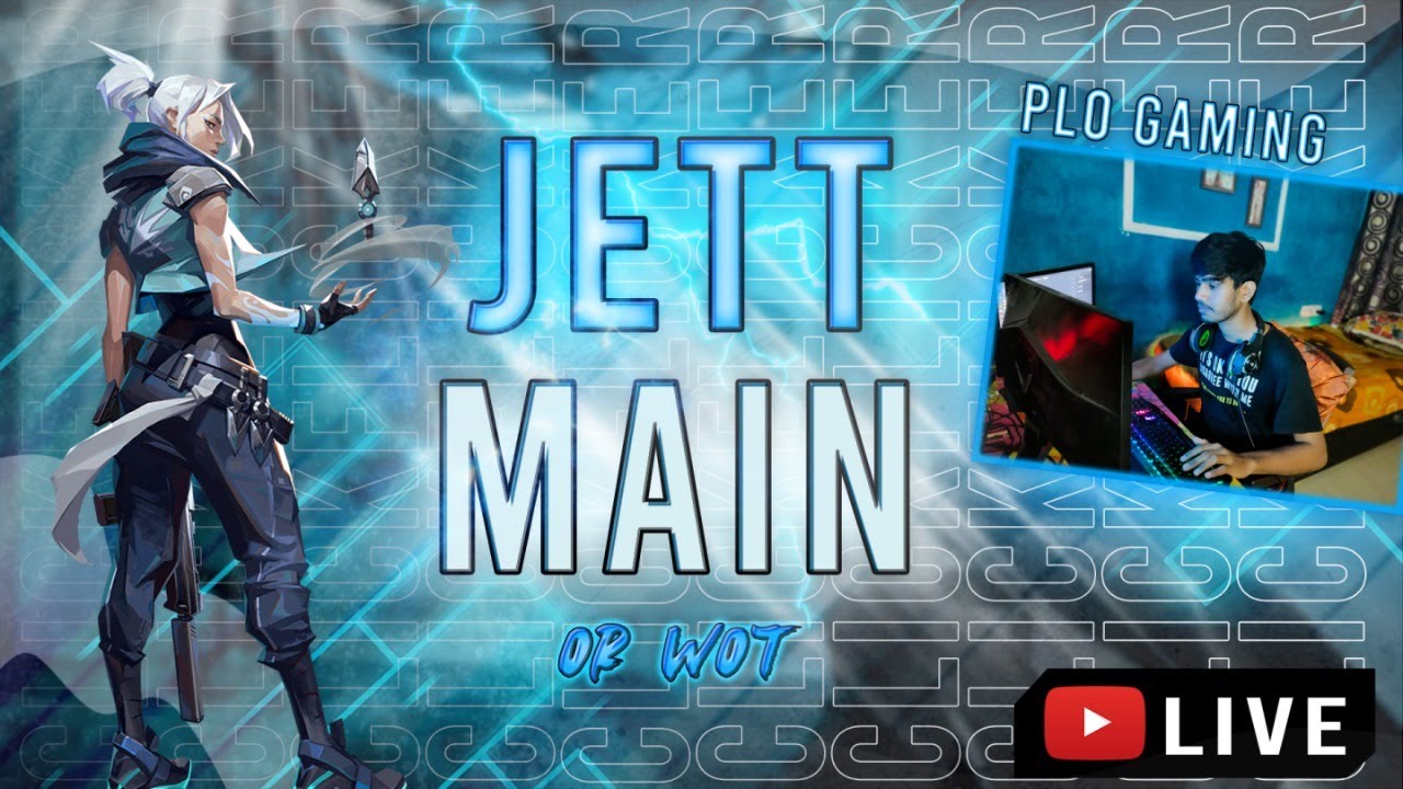 Insta Locking Jett | Easy Rank Up | Valorant Live | PLO Gaming | - YouTube