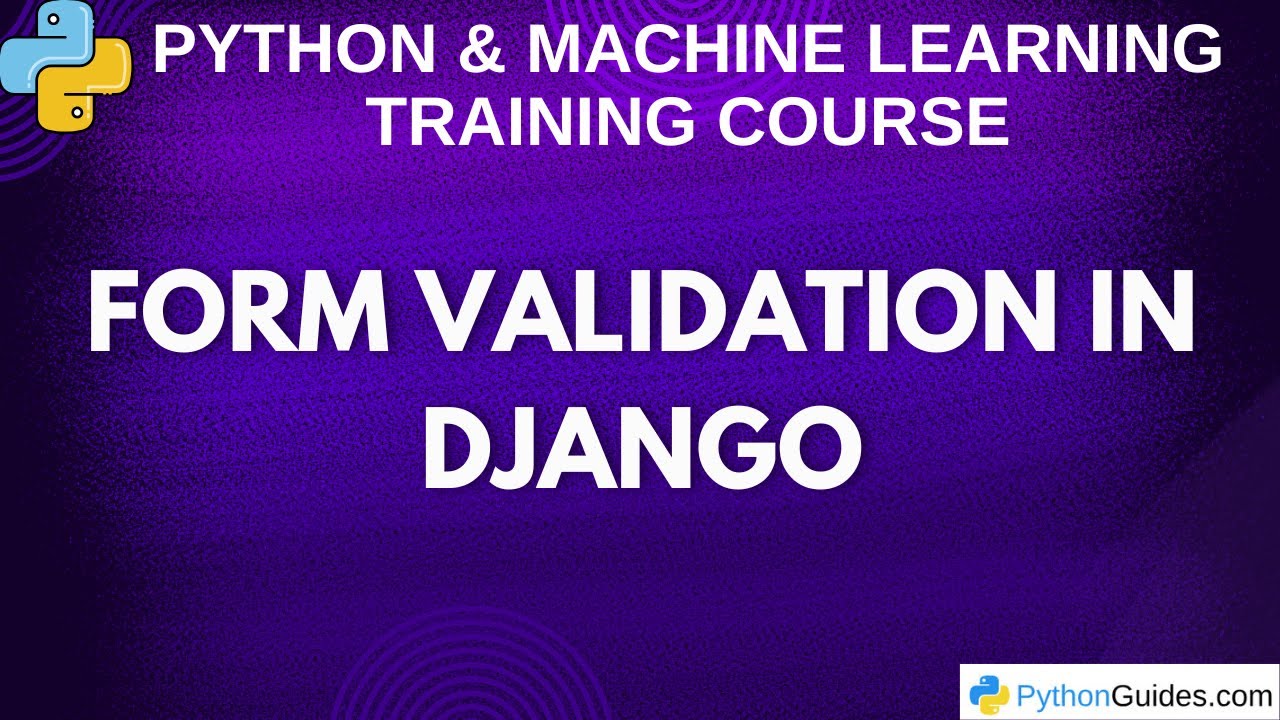 Form Validation in Django - YouTube