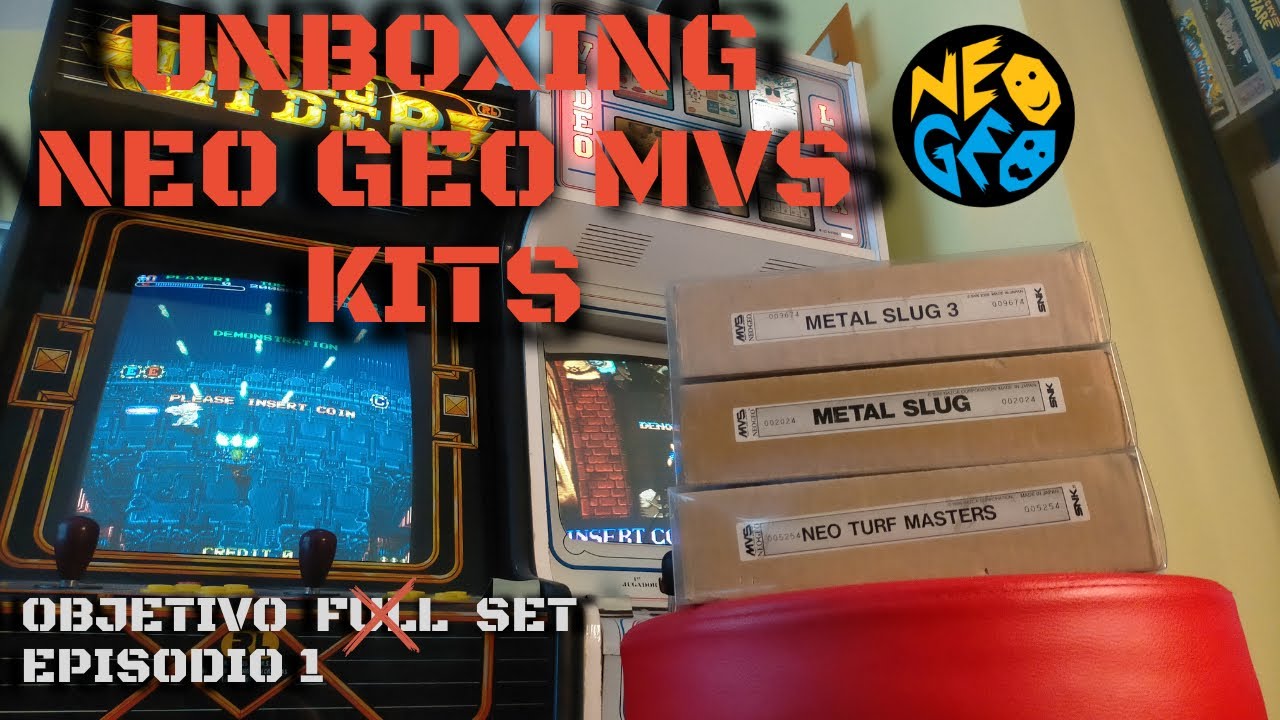 !!UNBOXING NEO GEO MVS!! ¿¿Que traían las versiones ARCADE de METAL ...