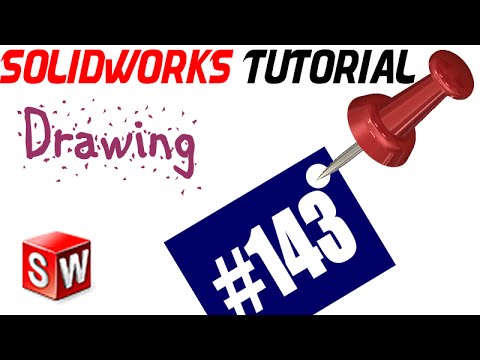 143 SolidWorks Drawing Tutorial: Alternate position view - YouTube