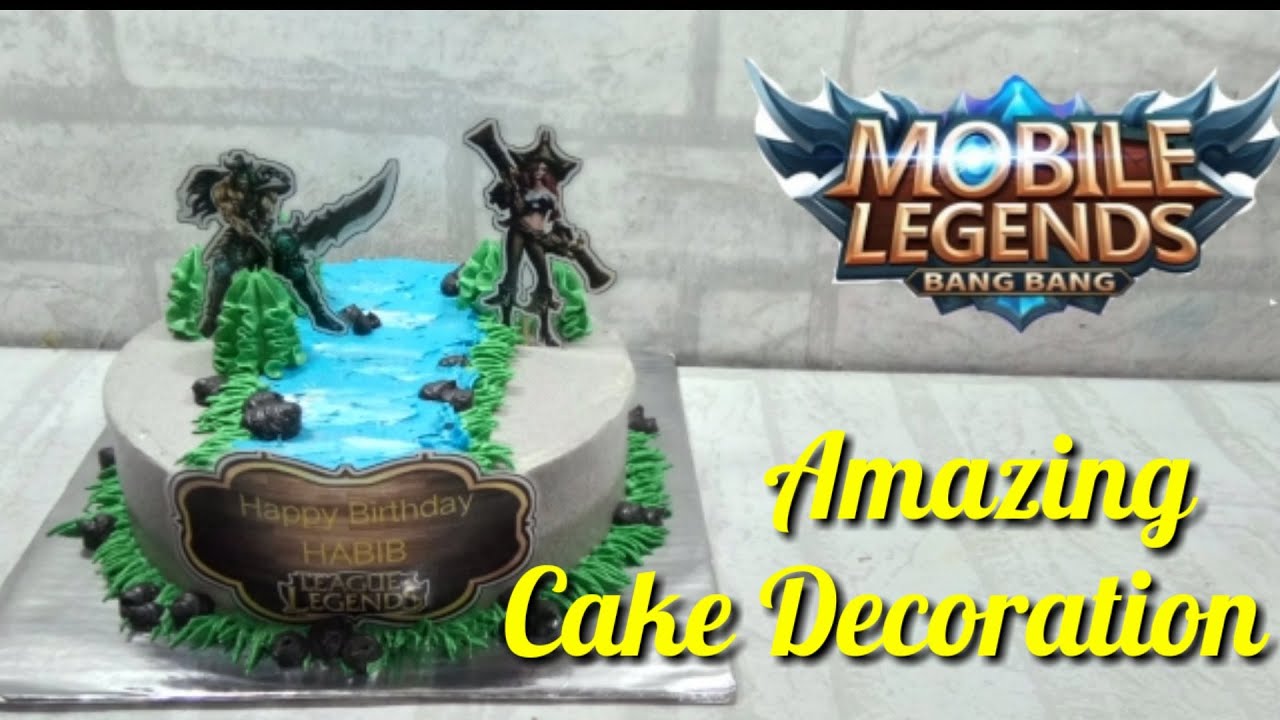Amazing Mobile Legends Cake Decoration - YouTube