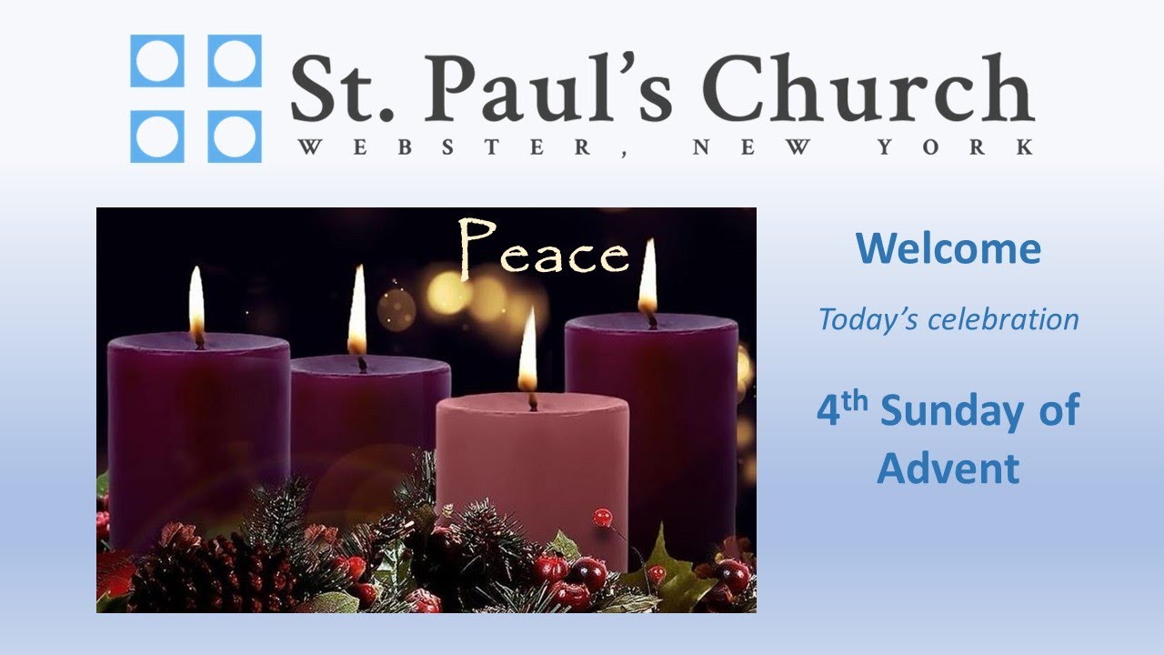 St. Paul's RCC Mass, Sunday, Dec 18, 11:00 AM ET - YouTube
