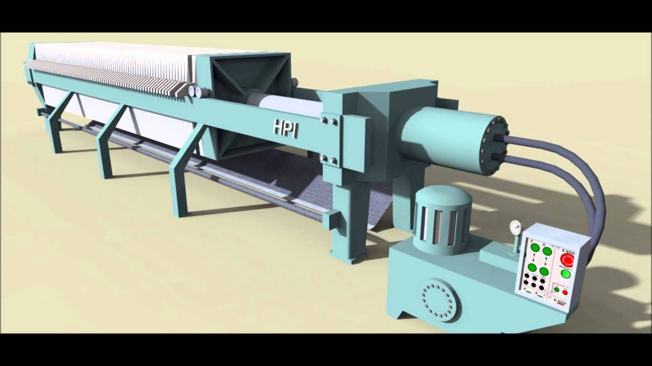FILTER PRESS OPERATION ANIMATION - YouTube