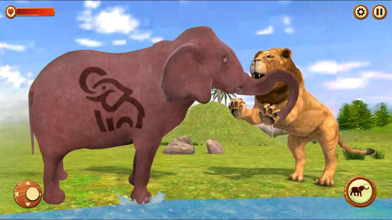 Elephant Family Simulator 3d - Animal Simulator Gameplay | Android ...