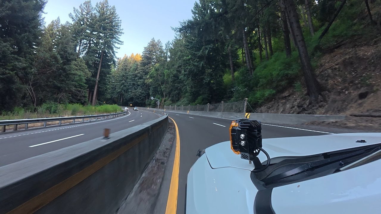 Summer Drive On Highway 17 South Through The Santa Cruz Mountains - YouTube