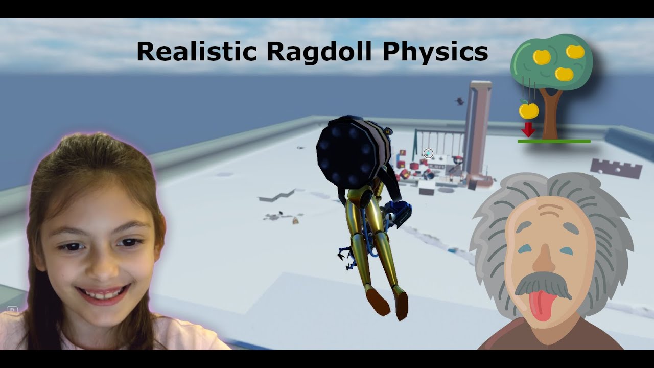 Playing Realistic Ragdoll Physics Game in Roblox - YouTube