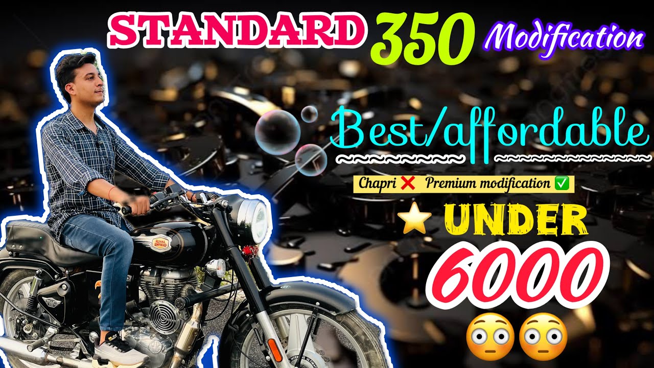 Six best and affordable modifications in bullet standard 350 | Best in ...