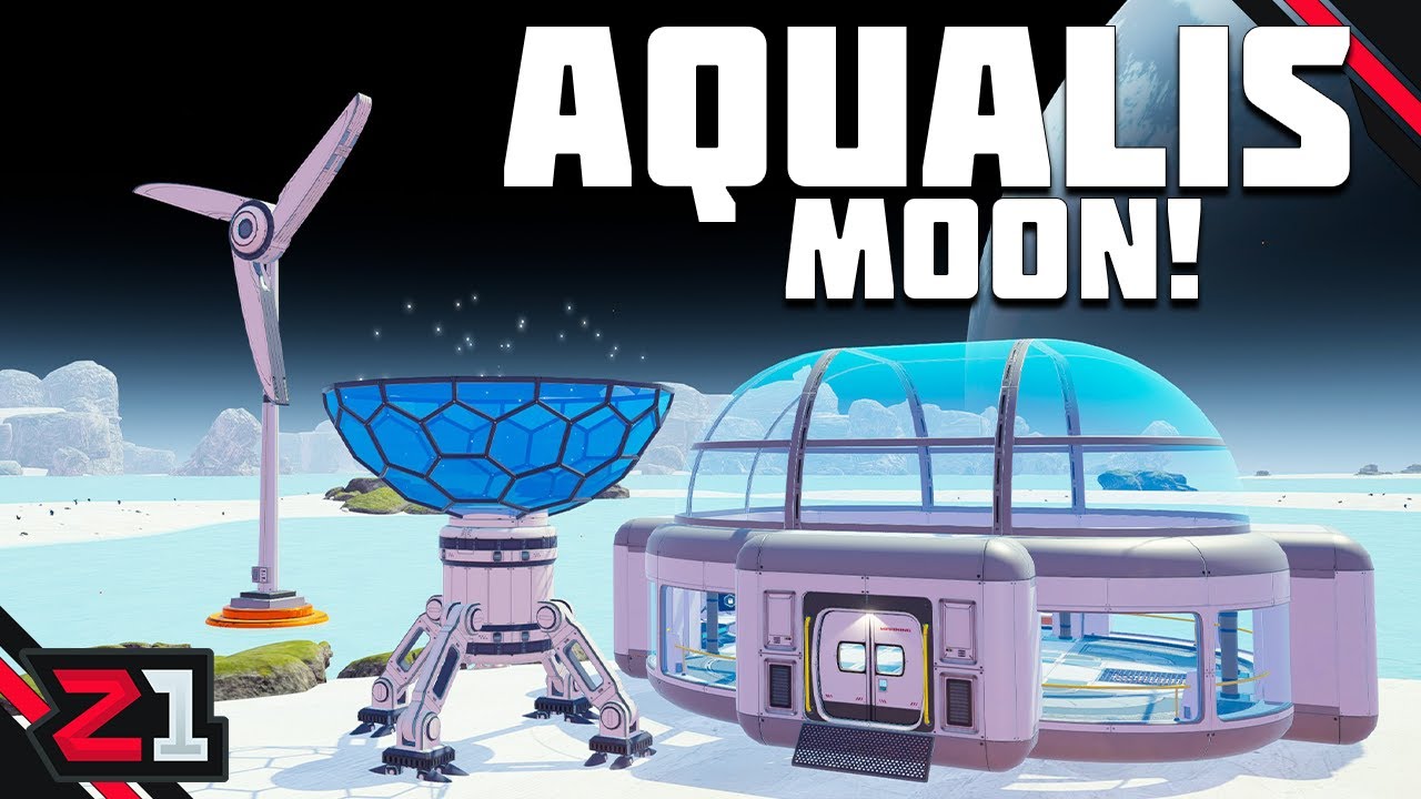 Going To The NEW WATER MOON AQUALIS ! The Planet Crafter - YouTube