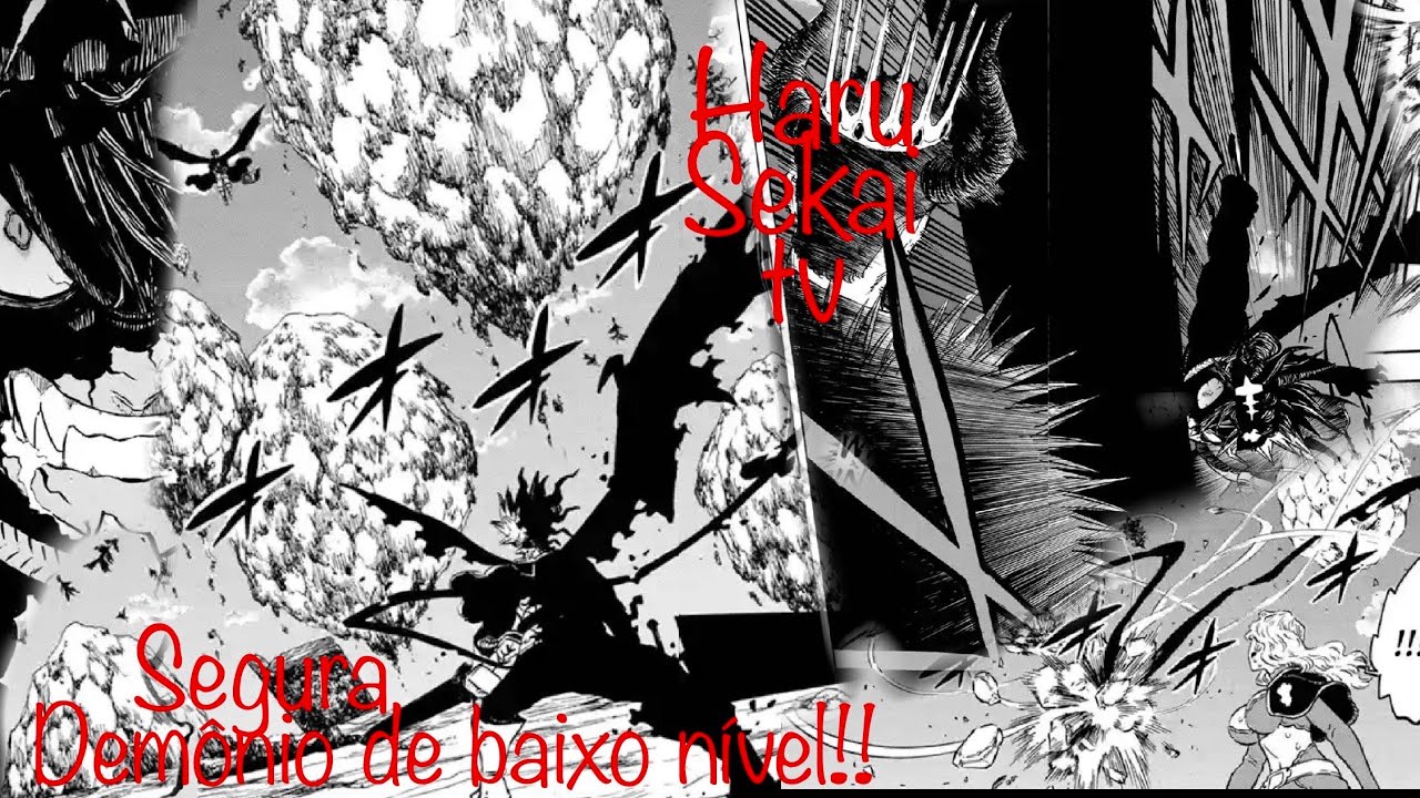 IMPRESSIONANTE É POUCO PARA ISSO!! Black clover mangá capítulo 243 ...