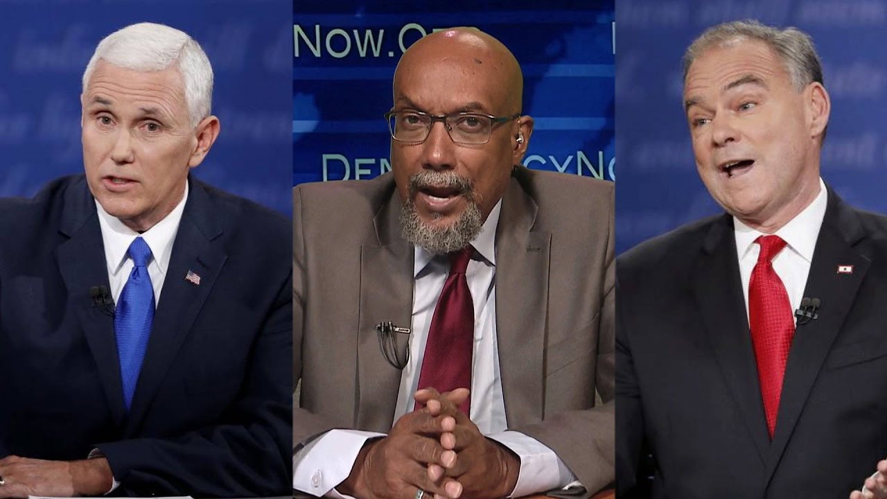 Expanding the Debate: Green Ajamu Baraka "Debates" Pence & Kaine - YouTube