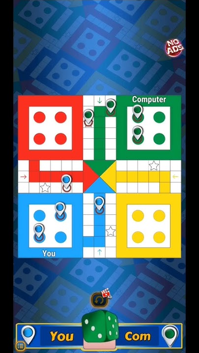 Ludo game play vs computer - YouTube