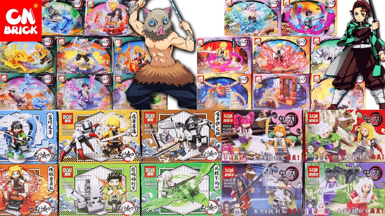 Unoffical Lego Collection 2022 Demon Slayer Minifigure sets 2 ...