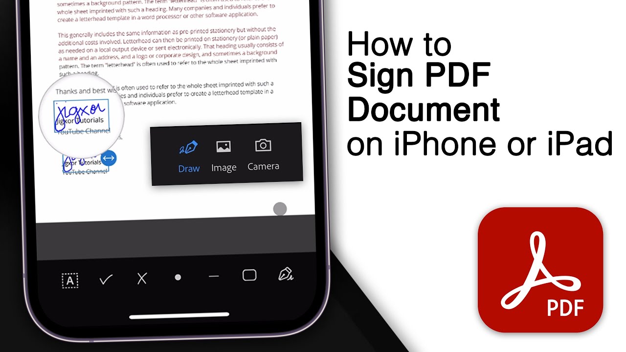 How To Sign PDF Document With an iPhone or iPad [2 Best Methods 2024 ...