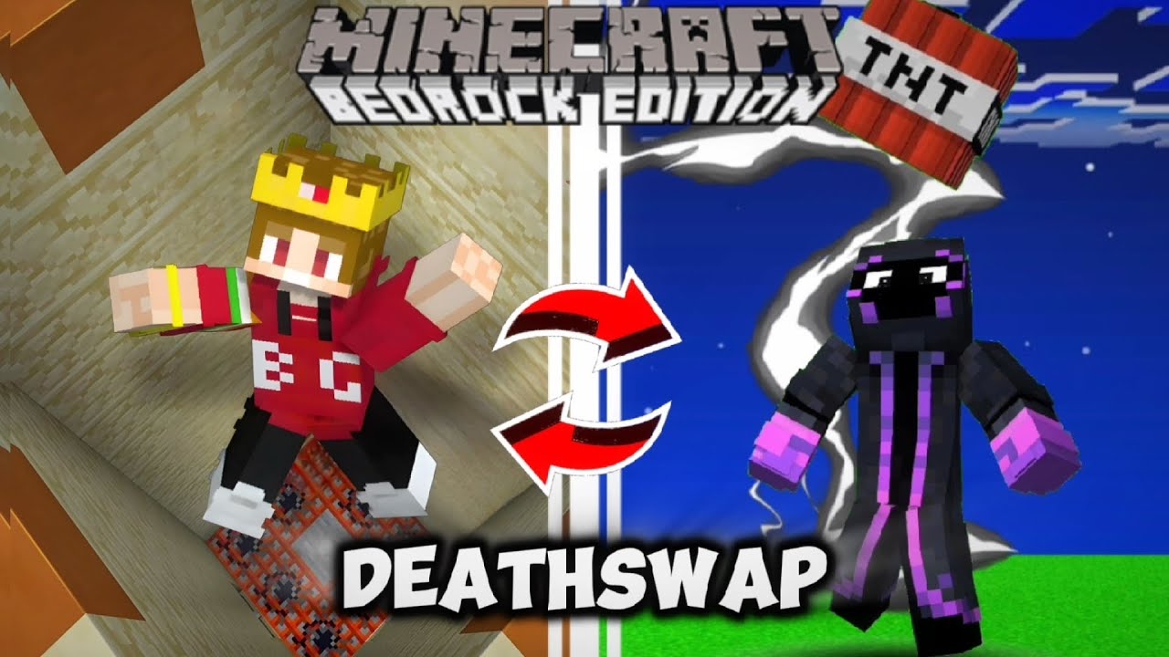 Minecraft 1v1 death swap(Mcpe) in mobile. - YouTube