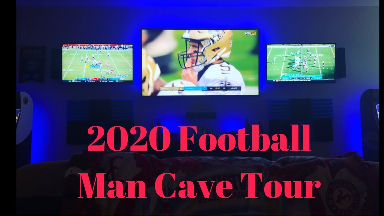 Ultimate Fantasy Football | Sports Man Cave Setup! - YouTube