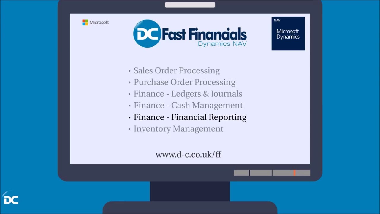 Financial Management Reporting demo for Fast Financials Dynamics NAV ...