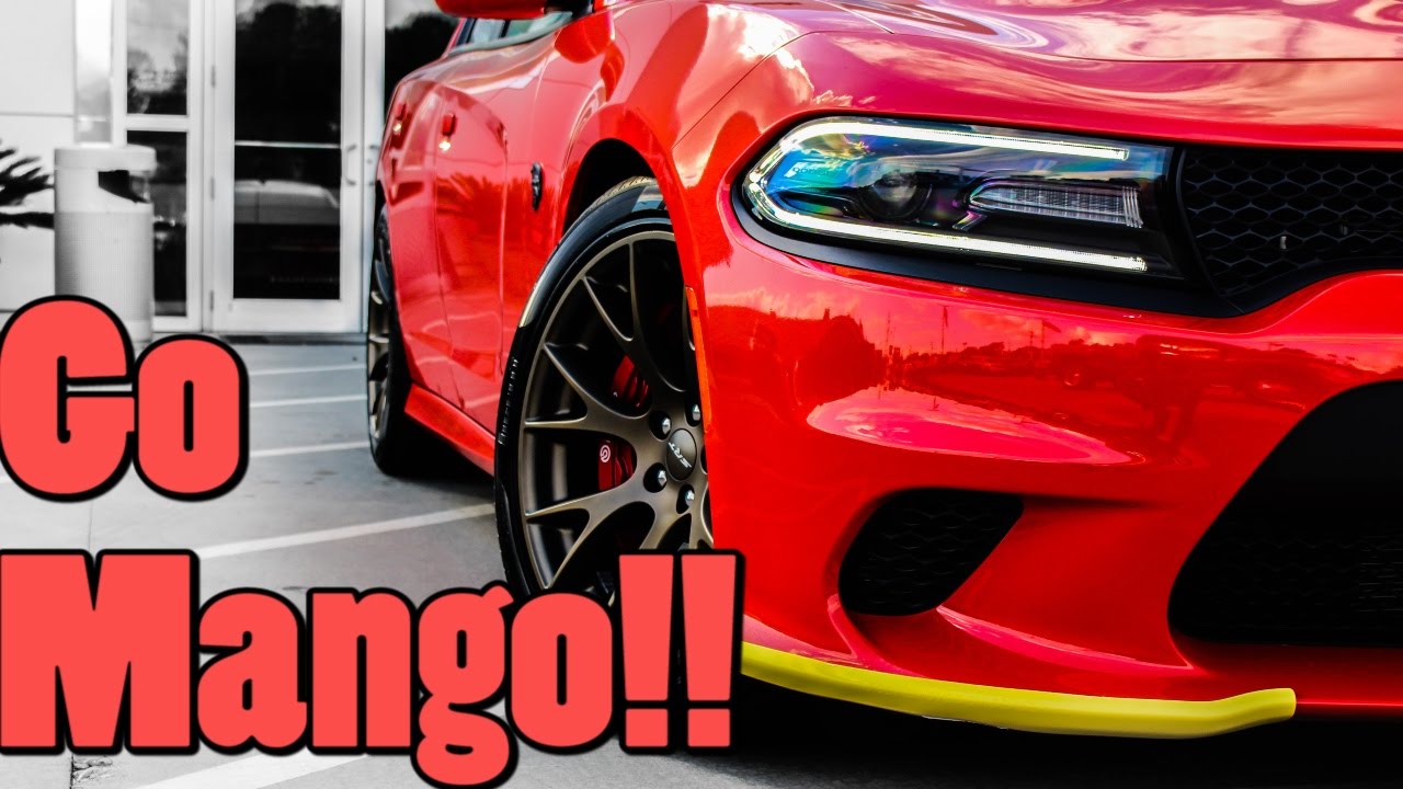 2016 Charger Hellcat in Go Mango Orange!! - YouTube