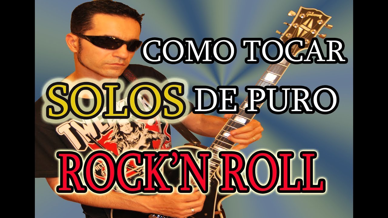 COMO TOCAR SOLOS DE PURO ROCK´N ROLL (14 LICKS SUPERFÁCILES) - YouTube