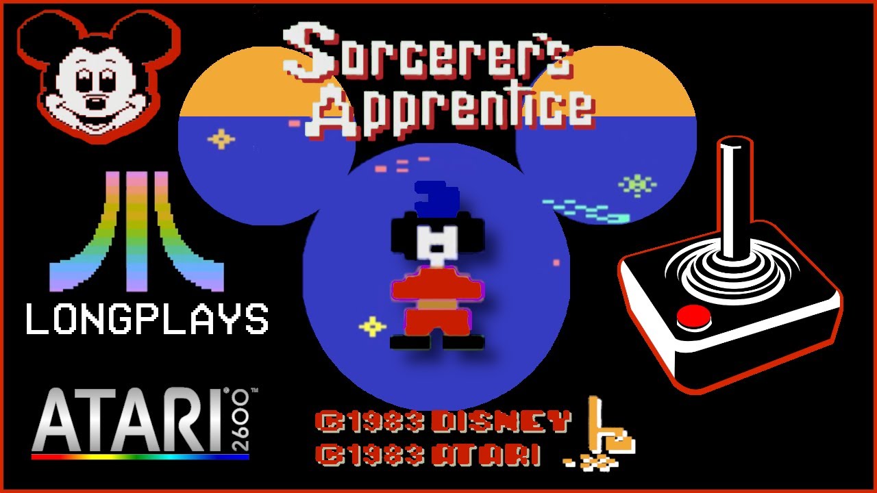 Atari Longplays: Disney's Sorcerer's Apprentice [Atari 2600] [1983] No ...