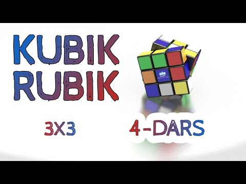 Kubik rubik 3x3 formula | 4-dars