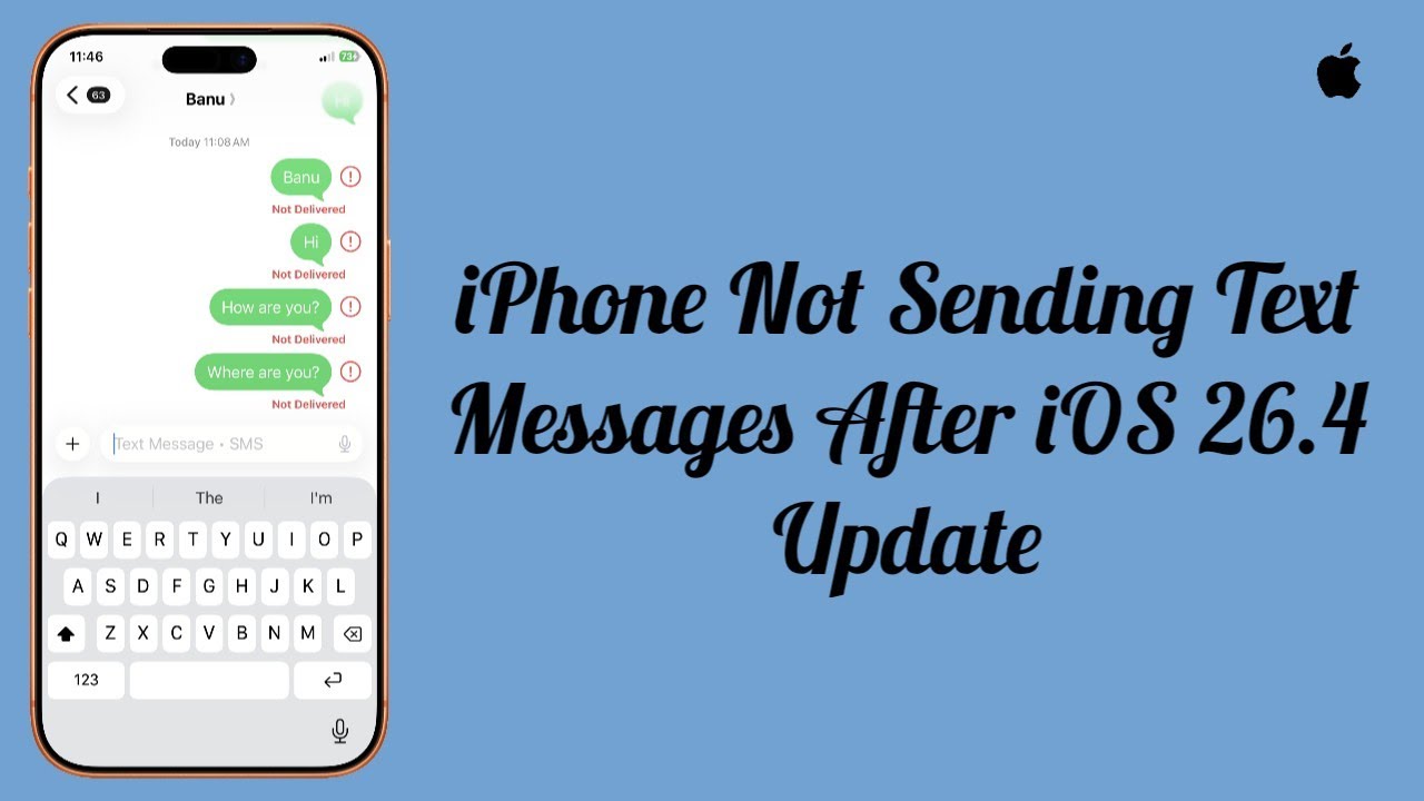 iPhone Not Sending Text Messages After iOS 26.5 Update? Here's the fix ...