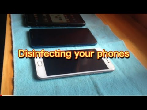 Disinfecting Mobile Phones | Disinfectant Wipes | Stay Safe - YouTube