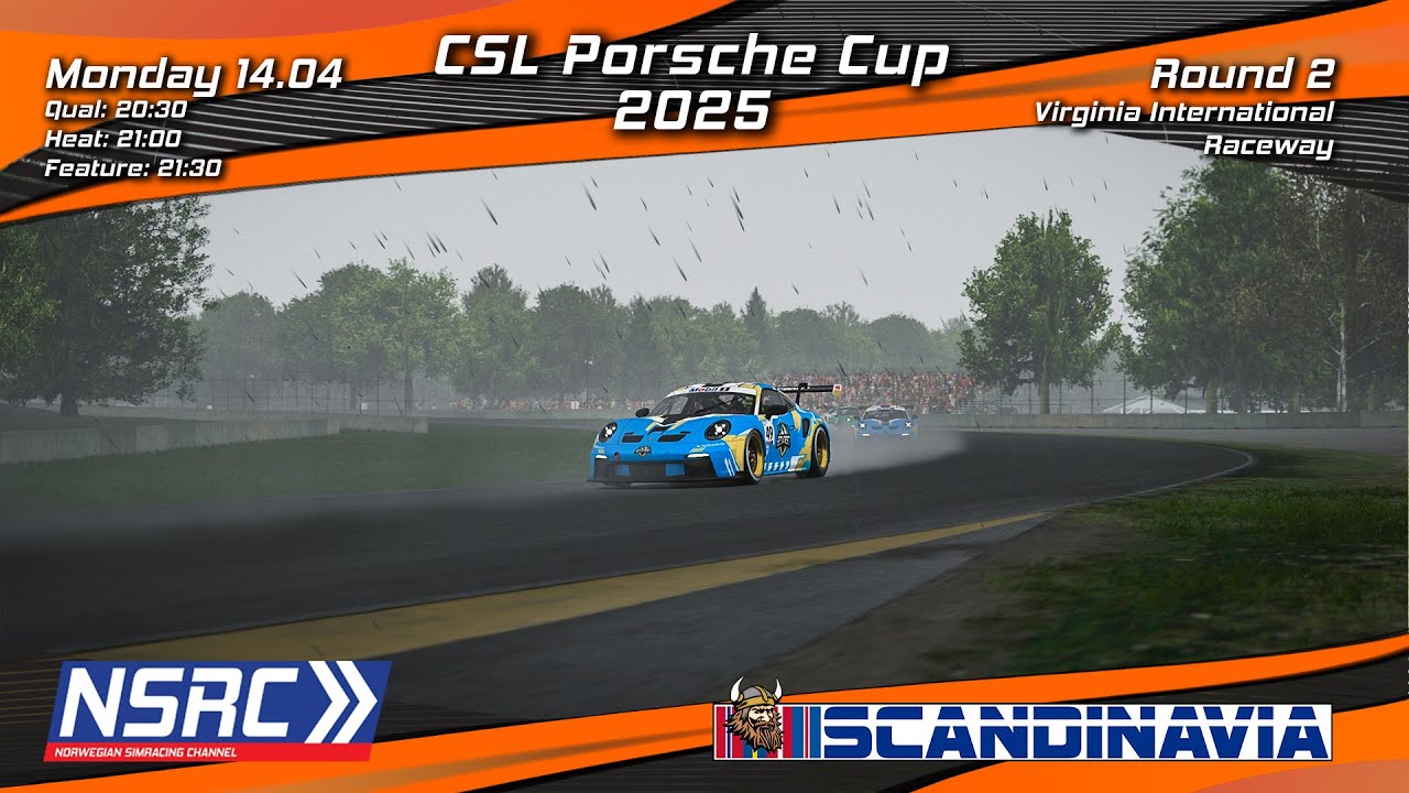 CSL Porsche Cup Round 2 at Virginia Inernational Raceway - YouTube