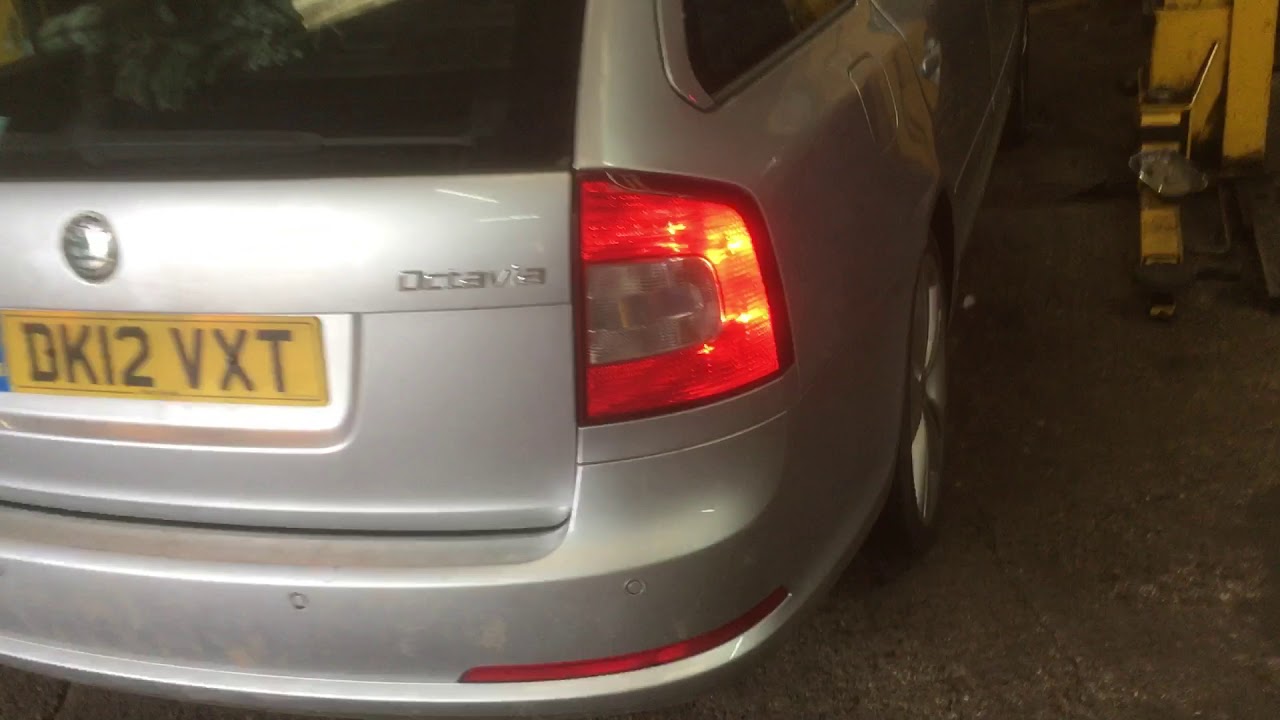 Skoda front side lights - YouTube