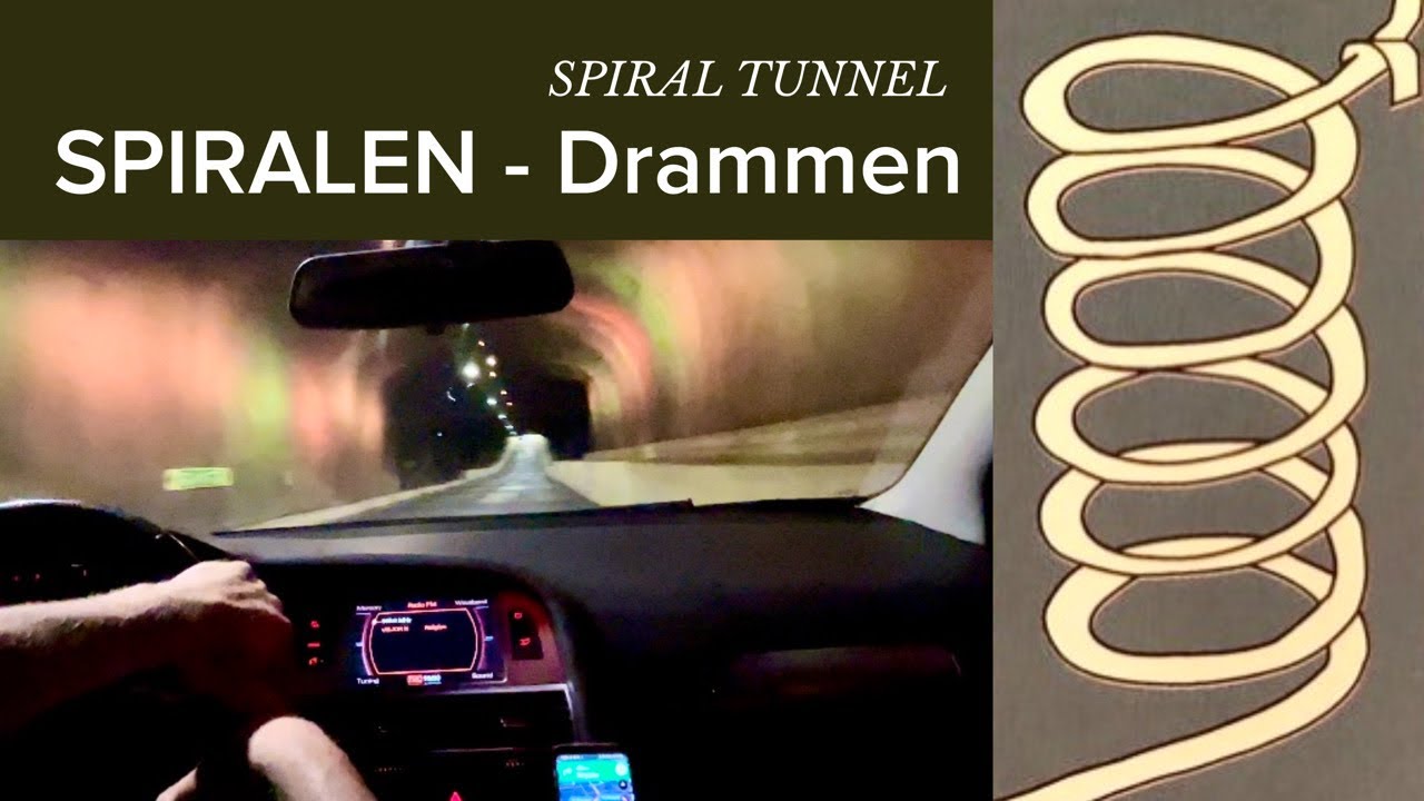 The Spiral Tunnel in Drammen | Spiralen 🇳🇴 Norway - YouTube