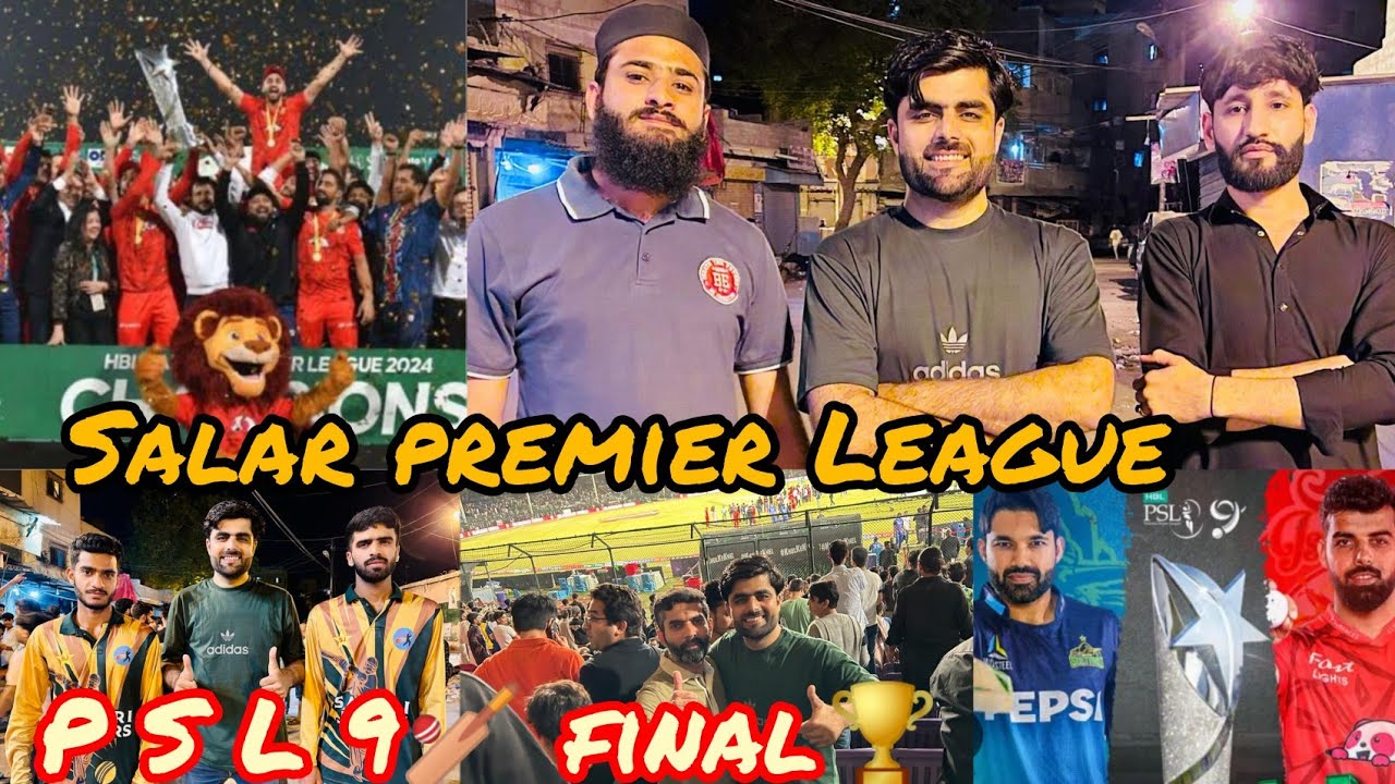 Salar premier 🏏league 2024 & P S L final 🏆Multan sultan vs Islamabad ...