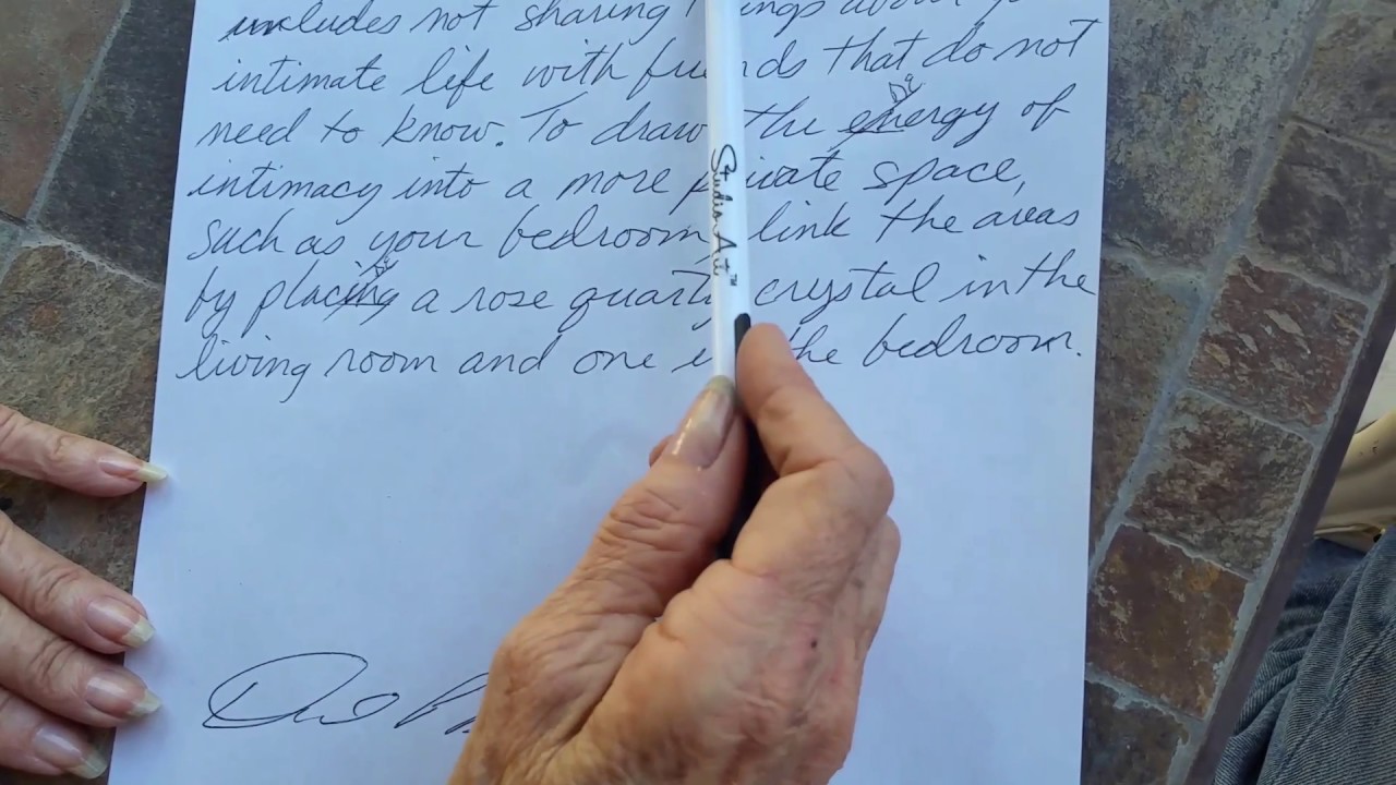 Handwriting Analysis / Numerology - YouTube