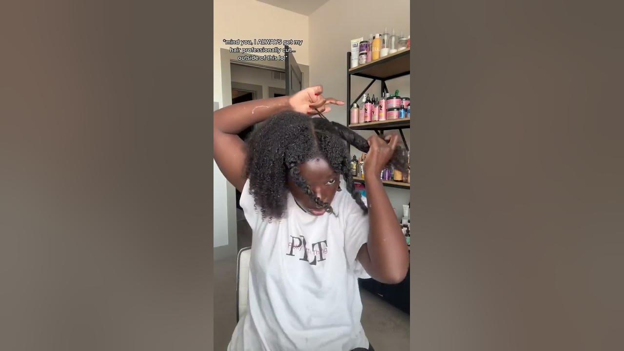 Cutting My Hair At Home By Myself Because Im Sad L O L 🙃 Youtube