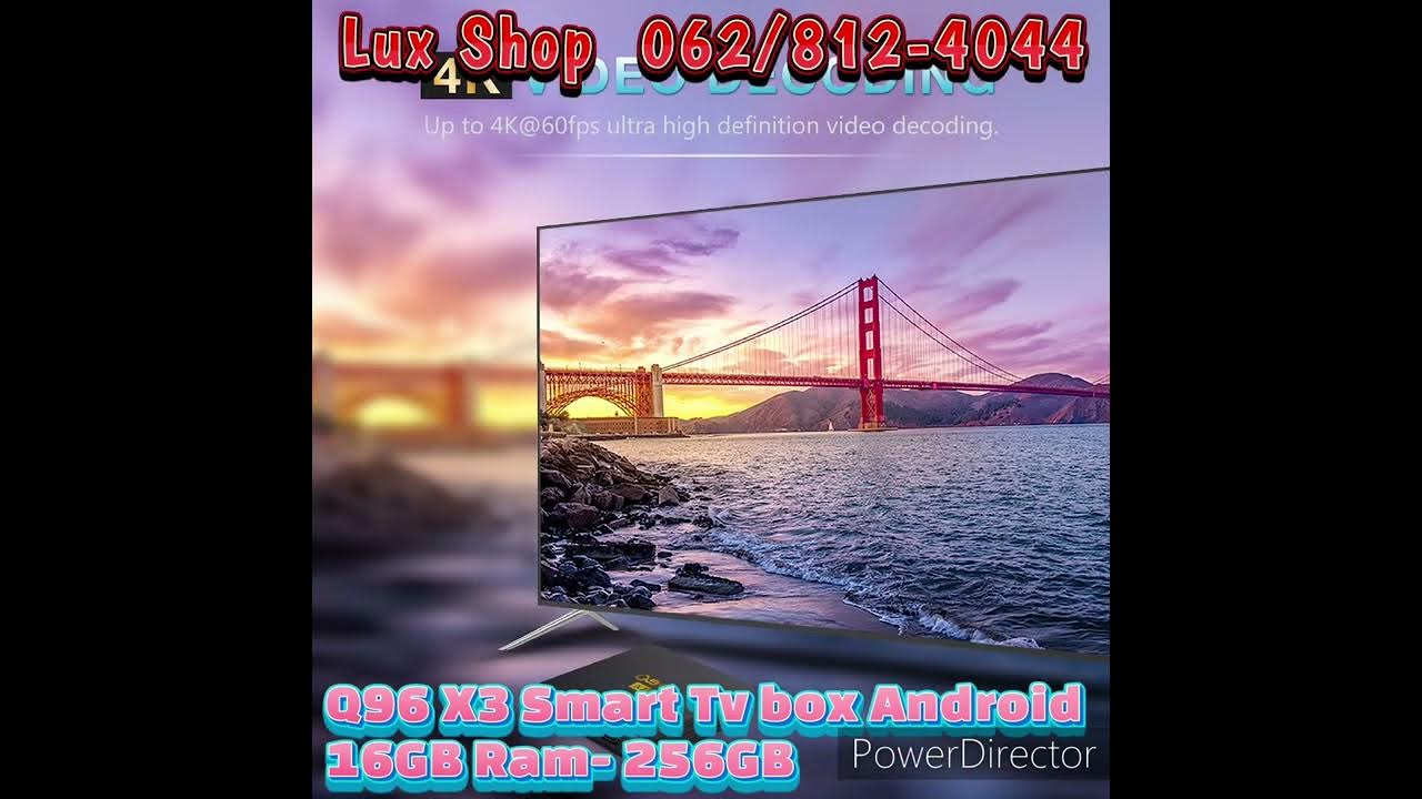 Q96 X3 Android TV box 16/256GB 4K Ultra HD set-top box - YouTube