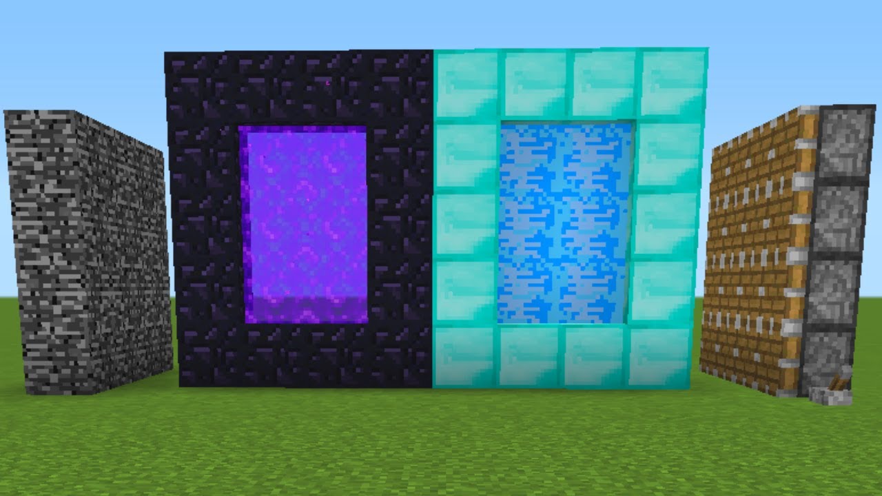 nether portal + diamond portal = ??? - YouTube