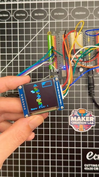 Tetris Game on ESP32 with Joystick! #esp32 #arduino #tetris #arcadegame - YouTube