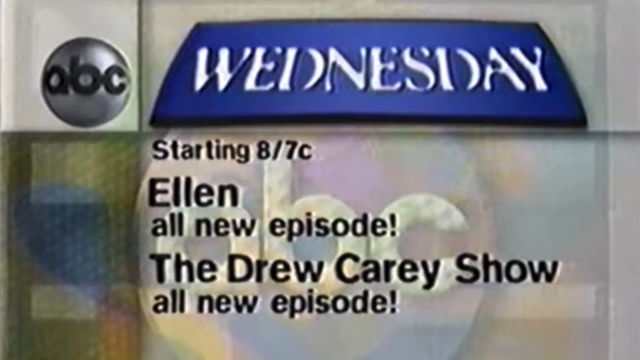 1996 ABC Wednesdays 'The Comedy Spot' Ellen Commercial - YouTube