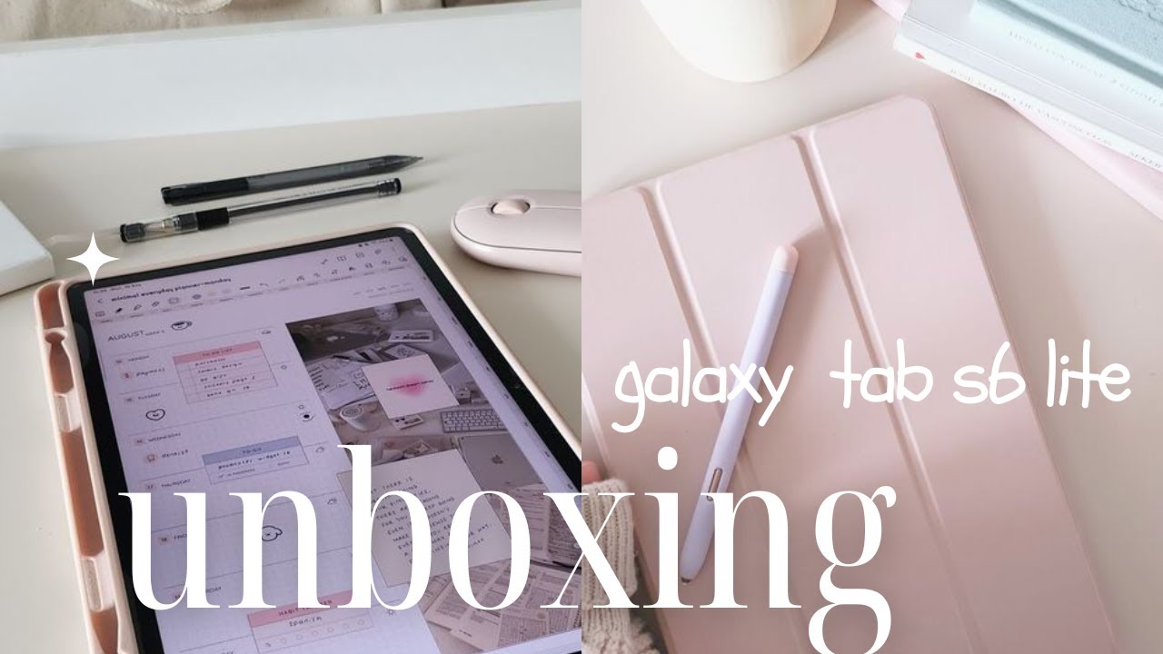 samsung tab s6 UNBOXING + accesories | ♡ aesthetic ♡ - YouTube