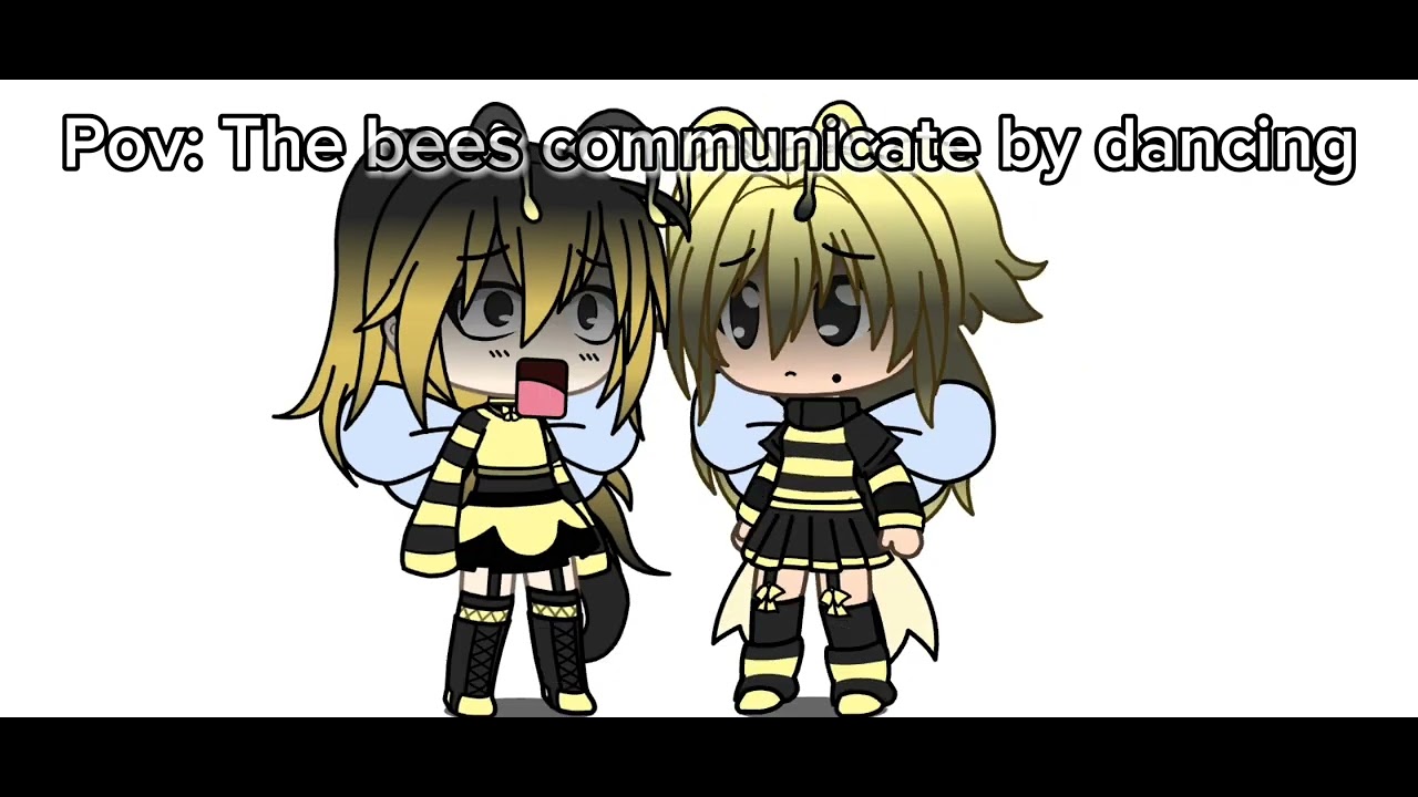 POV: The bees communicate by dancing/gacha life video - YouTube
