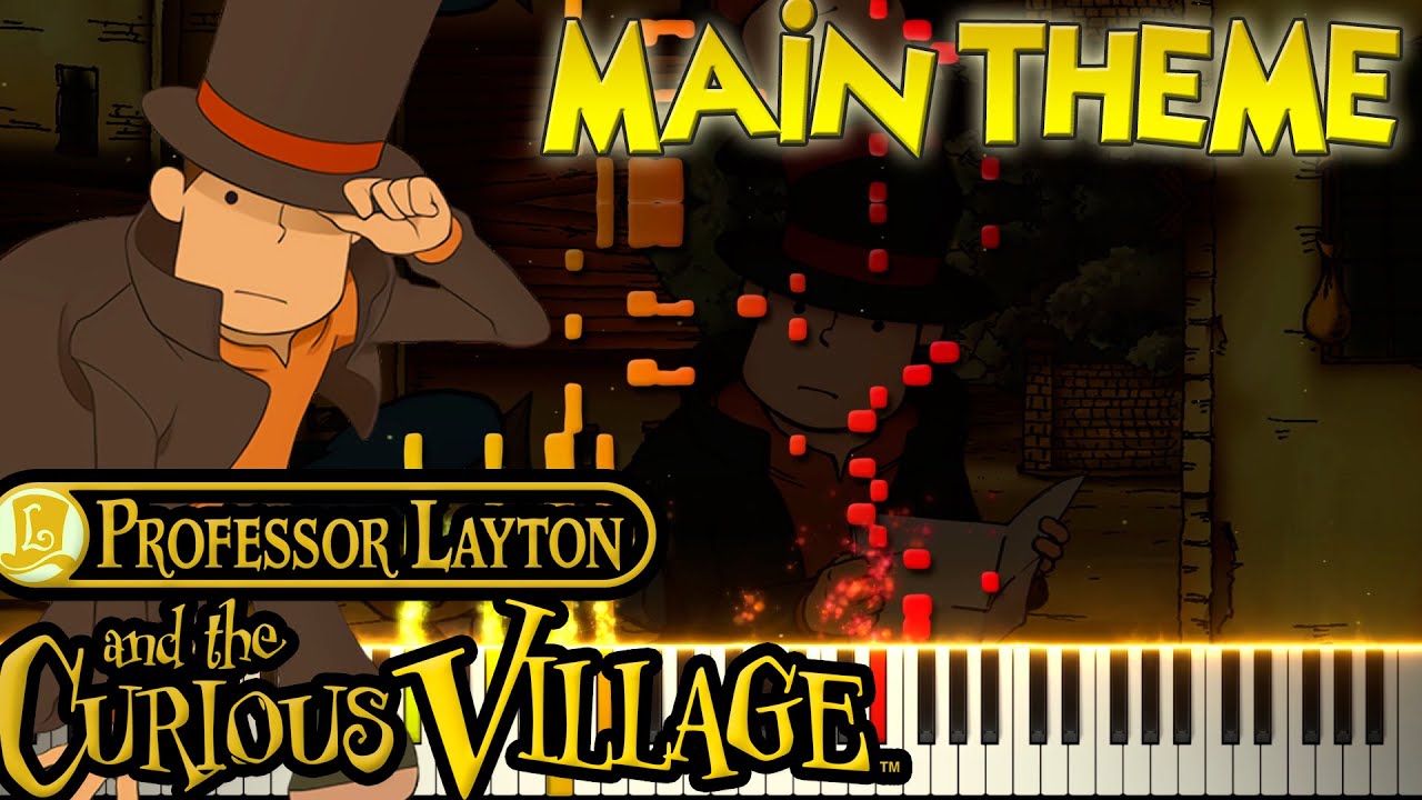Professor Layton & the Curious Village - "Main Theme" (Piano Tutorial ...